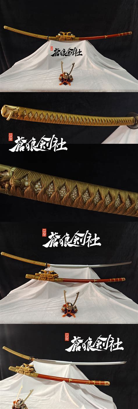 定制展示—太刀 日本刀 蒼狼剑社 日本刀传统刀剑真剑修复 研磨