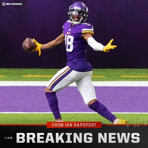 The Vikings And All Pro Wr Justin Jefferson Have A New Deal To