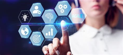 Business Technology Internet And Network Concept Agile Software Development Stock Image