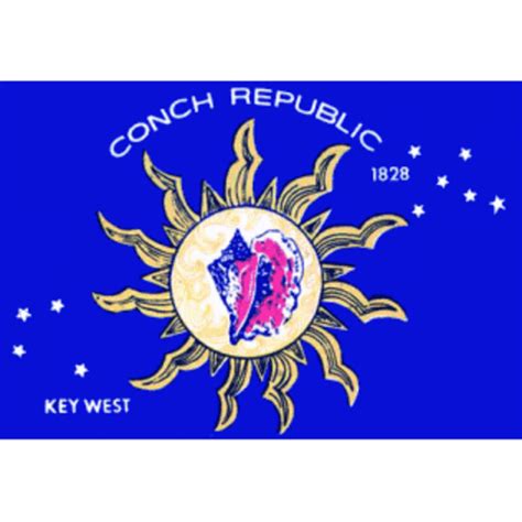 Conch Republic 3ft X 5ft Polyester Flag