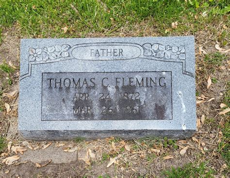 Thomas Cecil Fleming 1872 1961 Find A Grave Memorial