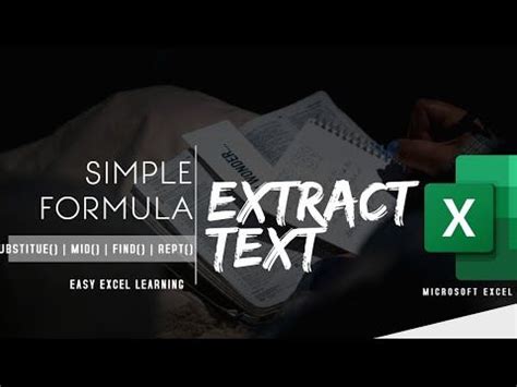 Master Excel Text Functions SUBSTITUE REPT MID TRIM