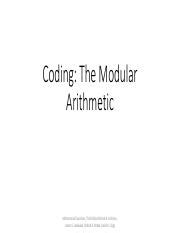 Lesson 10 Coding Modular Arithmetic Pdf Coding The Modular