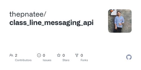 Github Thepnateeclasslinemessagingapi