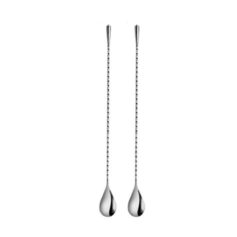 Gerich Mixing Spoon Spiral Pattern Bar Cocktail Shaker Spoon Long