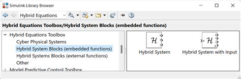 Introduction To The Simulink Based Hybrid Equation Simulator Hybrid