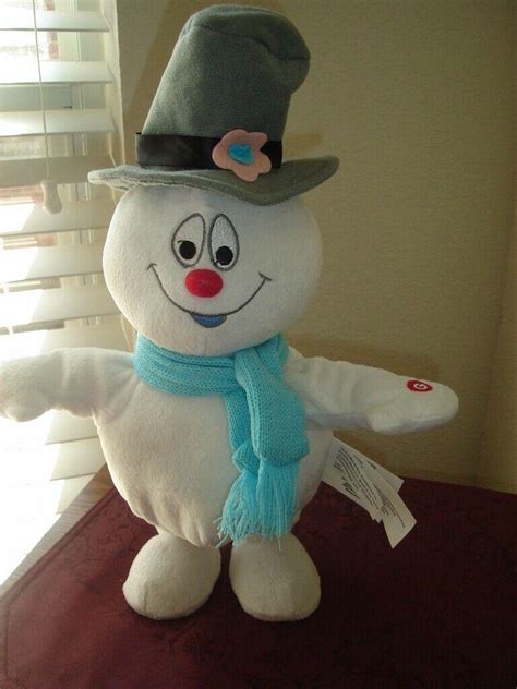 Gemmy Frosty The Snowman Side Stepper Animated Singing Dancing Plush 3894161170