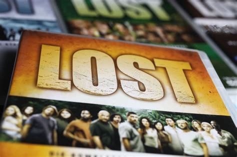 Closeup Of ABC Lost TV Series DVD Cover Editorial Image Image Of Disc