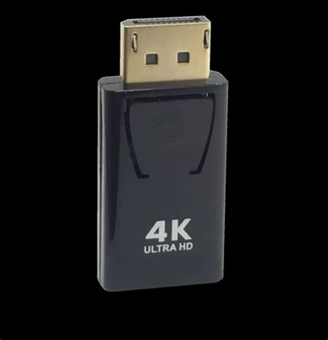 Високоякісний адаптер DisplayPort DP на HDMI 4K чорний – фото, відгуки ...