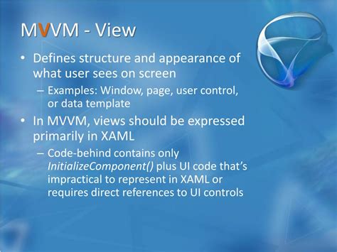 Ppt Mvvm Filling The Pattern Gap In Silverlight Application Development Powerpoint