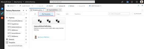 Azure Data Factory Quick Start Using Templates Netreo