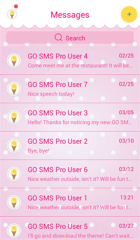 Go Sms Pro Candy Apk For Android Download