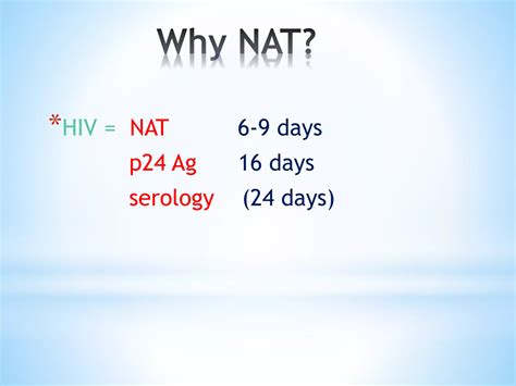 Nucleic Acid Amplification Technology Nat Test Pptx