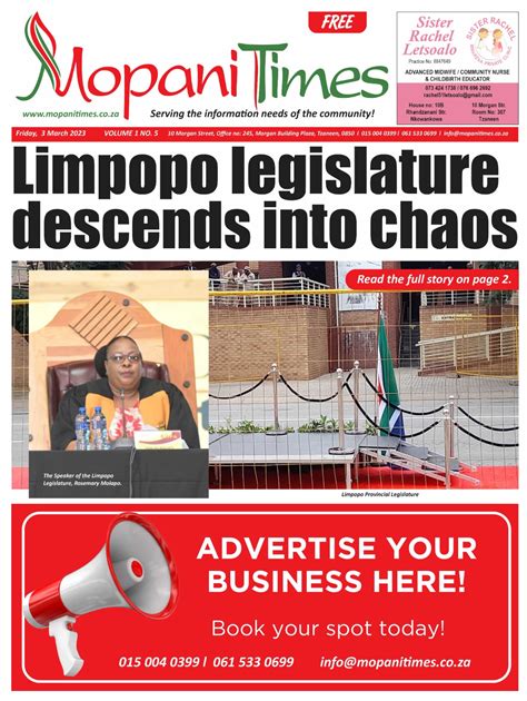 Mopani Times Latest Edition Mopani Times