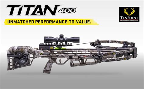 Tenpoint Titan 400 Compact Profile Crossbow With T5