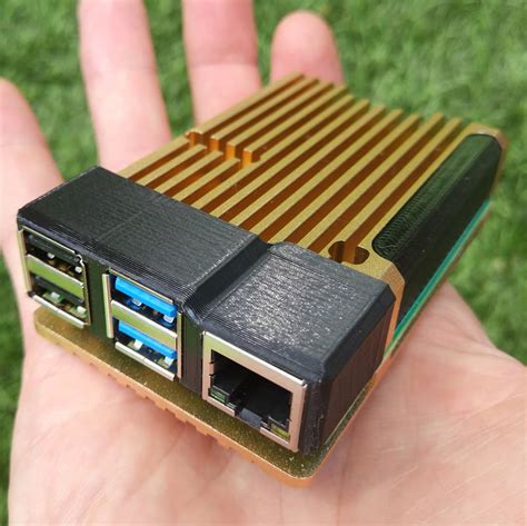 Raspberry Pi 4 And Pi 3 Aluminium Heatsink Case Upgrade Covers By