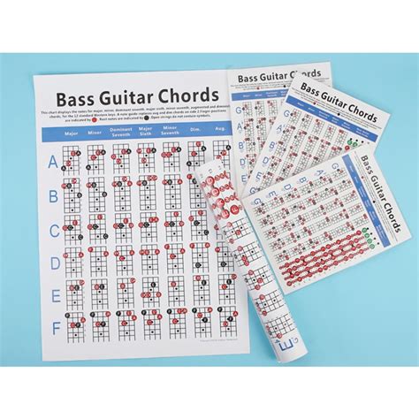 4 String Bass Guitar Chords Chart