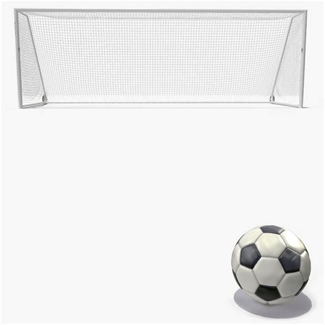 Animated Soccer Ball Hits The Bar And Bounces Back Off1 3d Model 79