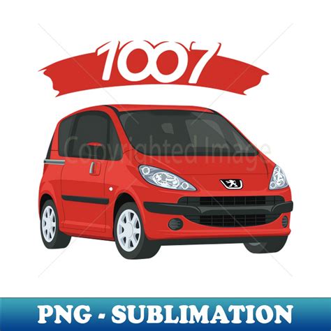 Peugeot 1007 Car Red Instant Png Sublimation Download Un Inspire