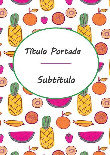 Portadas De Nutrición 2024 ️ Descarga 100 Gratuita