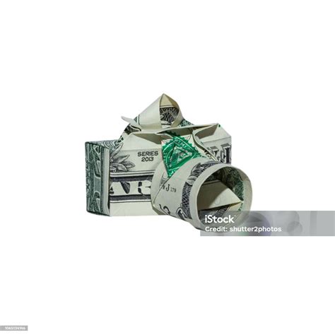 진짜 돈 종이 접기 카메라 접혀 1 달러 지폐에 고립 된 흰색 배경 0명에 대한 스톡 사진 및 기타 이미지 0명 미국 미국 지폐 통화 Istock