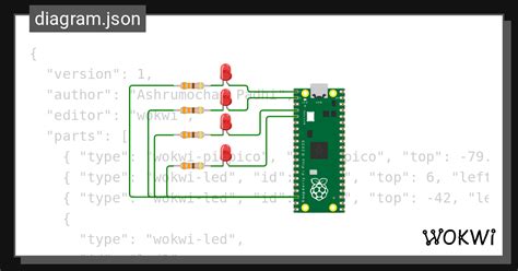 Binary Counter Led Wokwi ESP STM Arduino Simulator