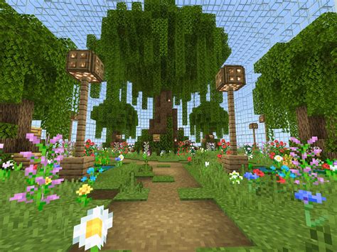A Bee Sanctuary I Made Rminecraft