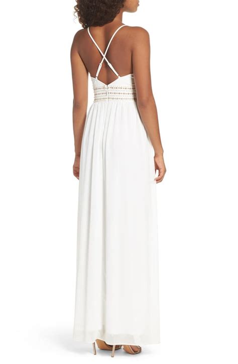 Lulus Glamorous Gala Embellished Maxi Dress Nordstrom Flowy Maxi
