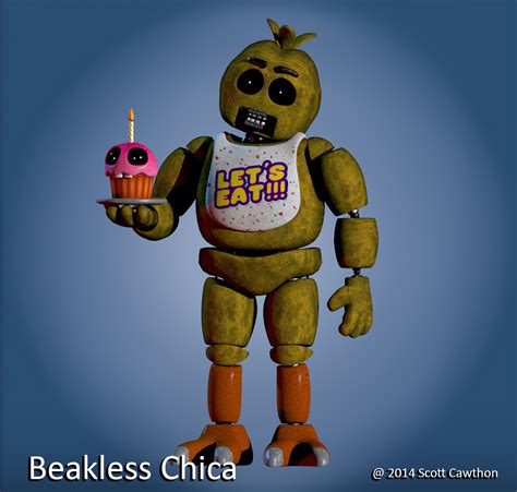 2014 Beakless Chica Render By Brandon83140 On Deviantart