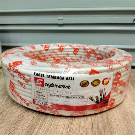 Jual Kabel Listrik Kawat Tembaga 2x1 5 50 Yard Sni Di Seller Shin Store