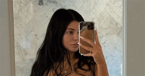 In Steamy Campaign Images Kylie Jenner Goes Topless And Covers Up To