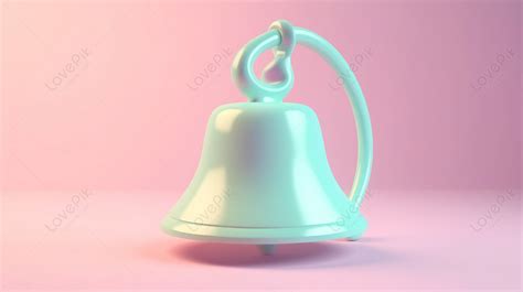 종 모양의 메시지 알림 배경의 파스텔 컬러 3d 일러스트 우편 배경 삽화 배경 벨 배경 이미지 Hd 우편 삽화 벨 배경 사진 무료 다운로드 Lovepik