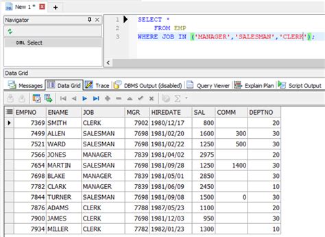 [sql] oracle db 및 sql where절과 연산자 yg s blog