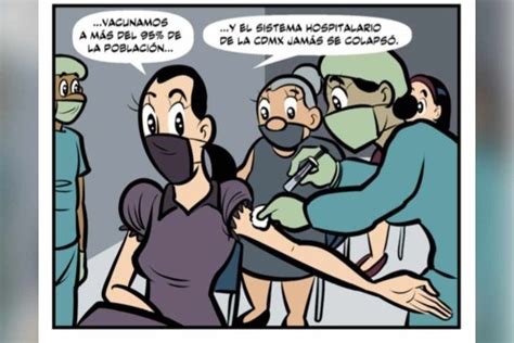 Promocionan a Sheinbaum y sus logros en la CDMX con un cómic firmado