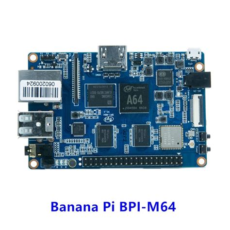 Banana Pi M64 64 Bit Quad Core Allwinner A64 Mini Single Board Computer