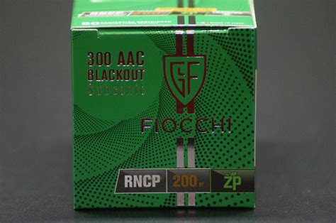 Fiocchi 300 Aac Blackout Subsonic Gunlex Waffen
