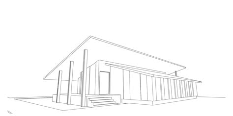 Premium Vector Modern Architecture Wireframe Abstract Architectural Background 3d Illustration