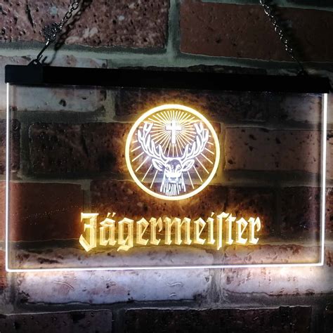 Jagermeister Deer Neon Light Led Sign Home Bar T