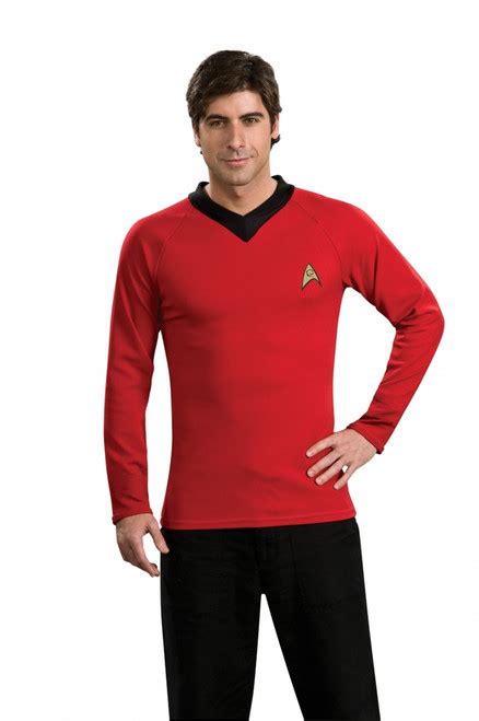 Star Trek Tos Red Shirt Costume