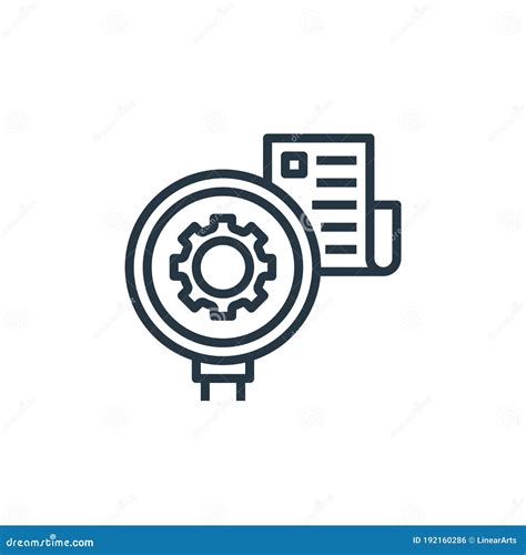 Consider Icon Vector From Detecting Fake News Concept Thin Line
