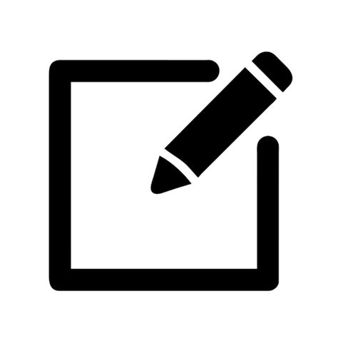 Edit Pictogram Premium Ai Generated Vector