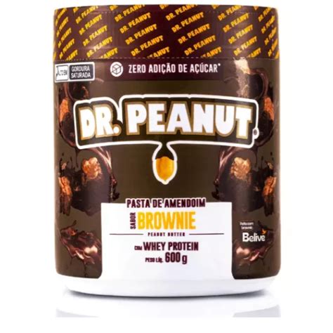 Pasta De Amendoim Dr Peanut Whey Protein G Shopee Brasil