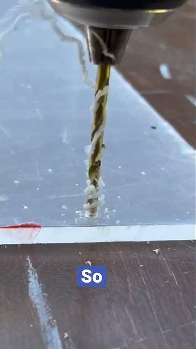 Drilling Plexiglasswho Knew🤷🏼‍♀️ Youtube