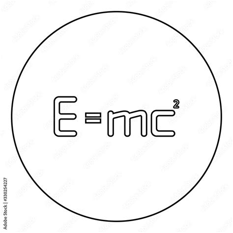 Emc Squared Energy Formula Physical Law Sign E Equal Mc 2 Education