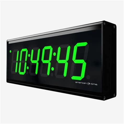 Sleek And Sturdy Digital Wi Fi Clocks Synchronize Time With Your Wi Fi