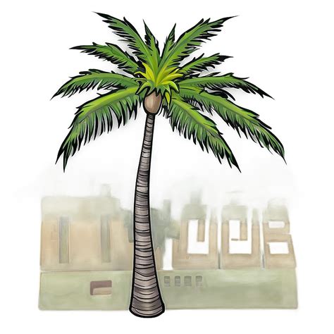 Download Palm Tree Outline Png Bly8