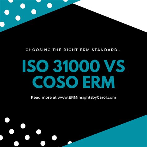 Iso 31000 Vs Coso Comparing Risk Management Standards Infoupdate Org