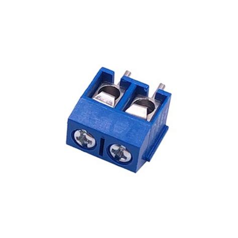 Pin Screw Terminal Block Connector Mm Distance Blue PTERMB