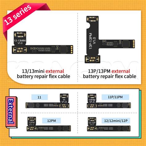 قیمت و خرید فلت پروگرم باطری آیفون سری کامل برند Jc