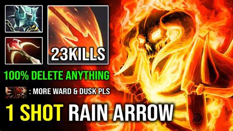 WTF 1 Shot Raining Arrow Clinkz Hard Carry 100 Delete Anything On His